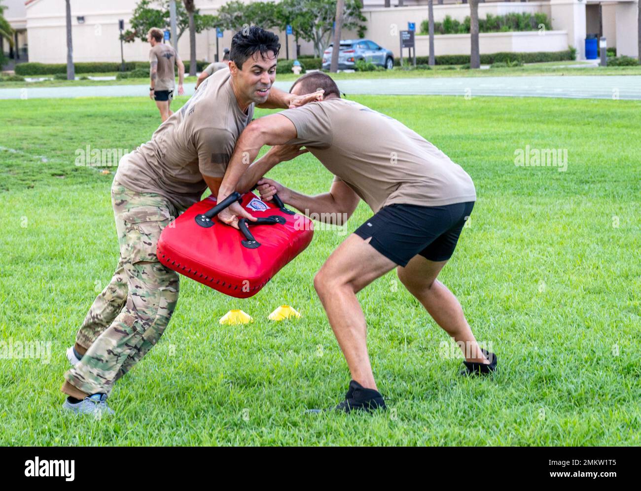308th Rescue Squadron Airmen participate in a tribute workout and ...