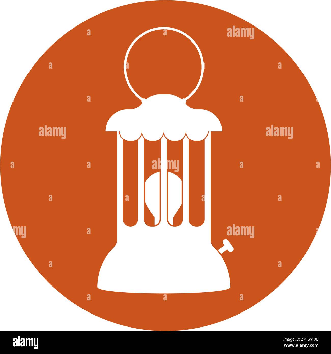 old oil lamp icon vector illustration logo design Stock Vector Image ...