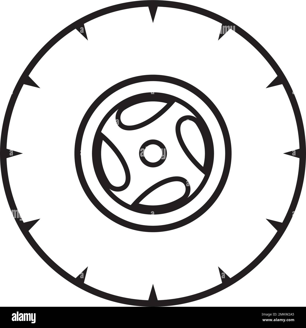 mobile tire vector icon illustration symbol design Stock Vector Image ...