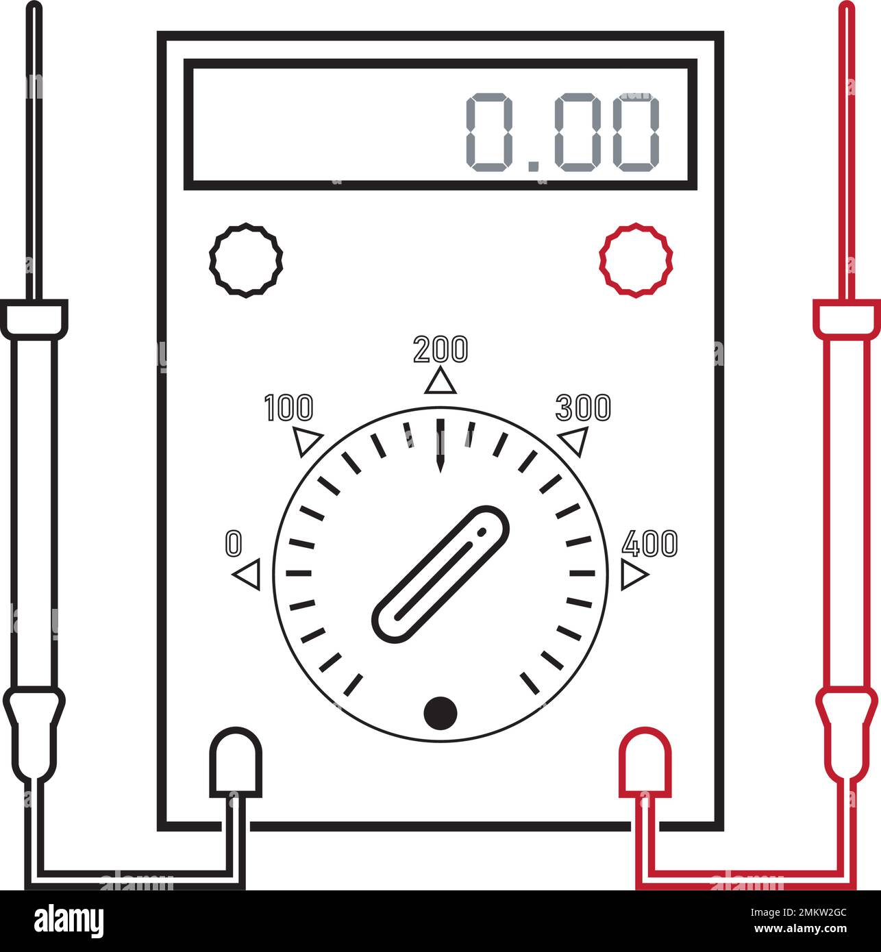 Ampere Meter Vector Icon Illustration Design Stock Vector Image And Art Alamy