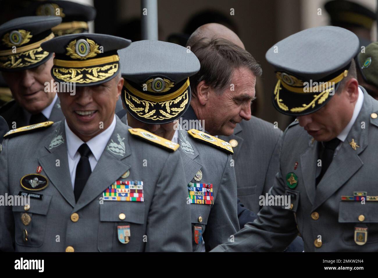 In this Dec. 1, 2018 photo, Brazil's President-elect Jair Bolsonaro ...