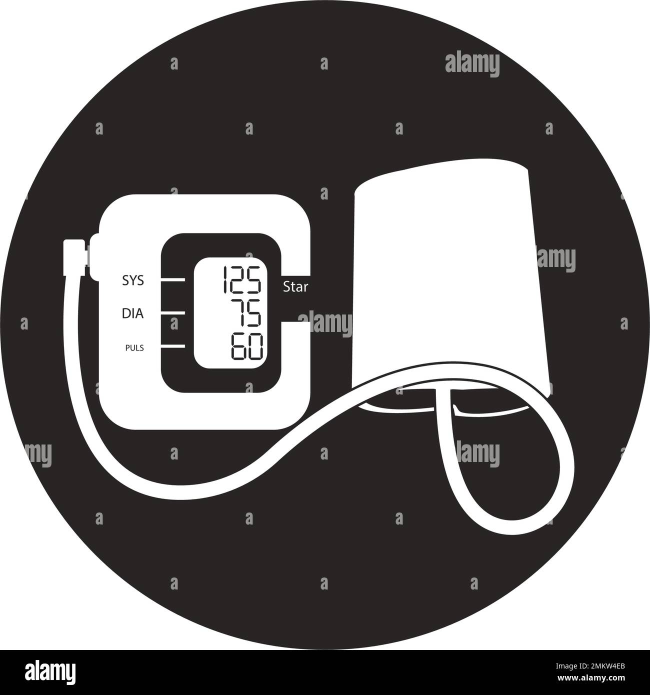 Blood Pressure equipment logo,vector illustration design template Stock ...