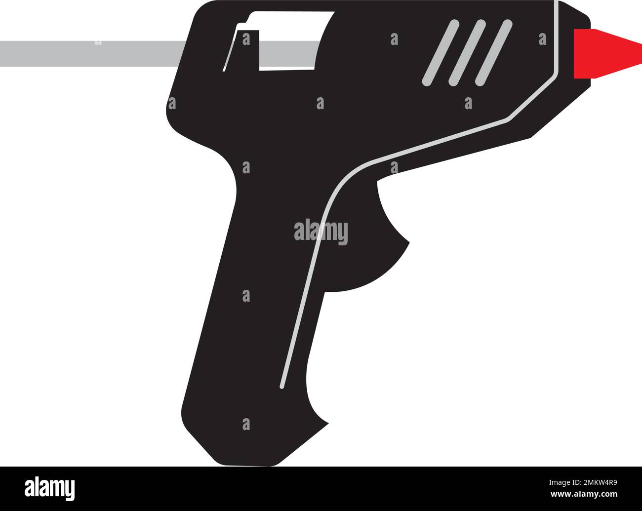 Glue gun vector icon .illustration design template Stock Vector Image ...