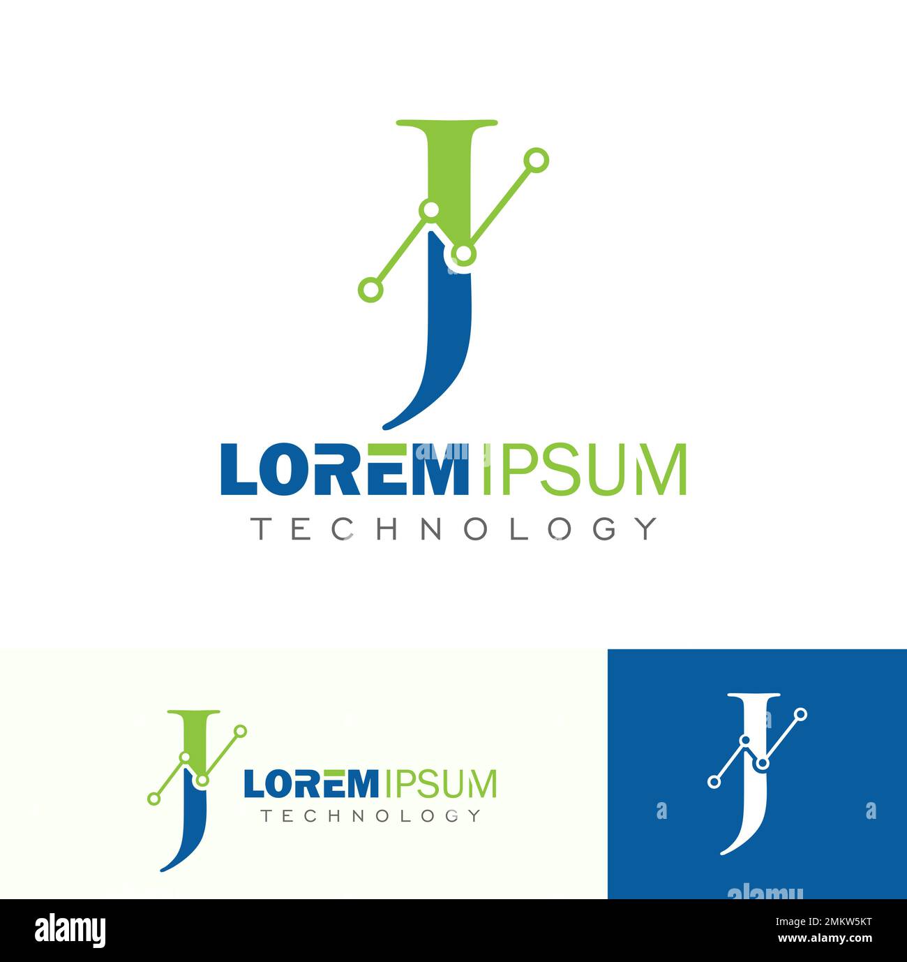 Vector Illustration of Technology Monogram Logo Initial Letter J Stock Vector Image & Art - Alamy