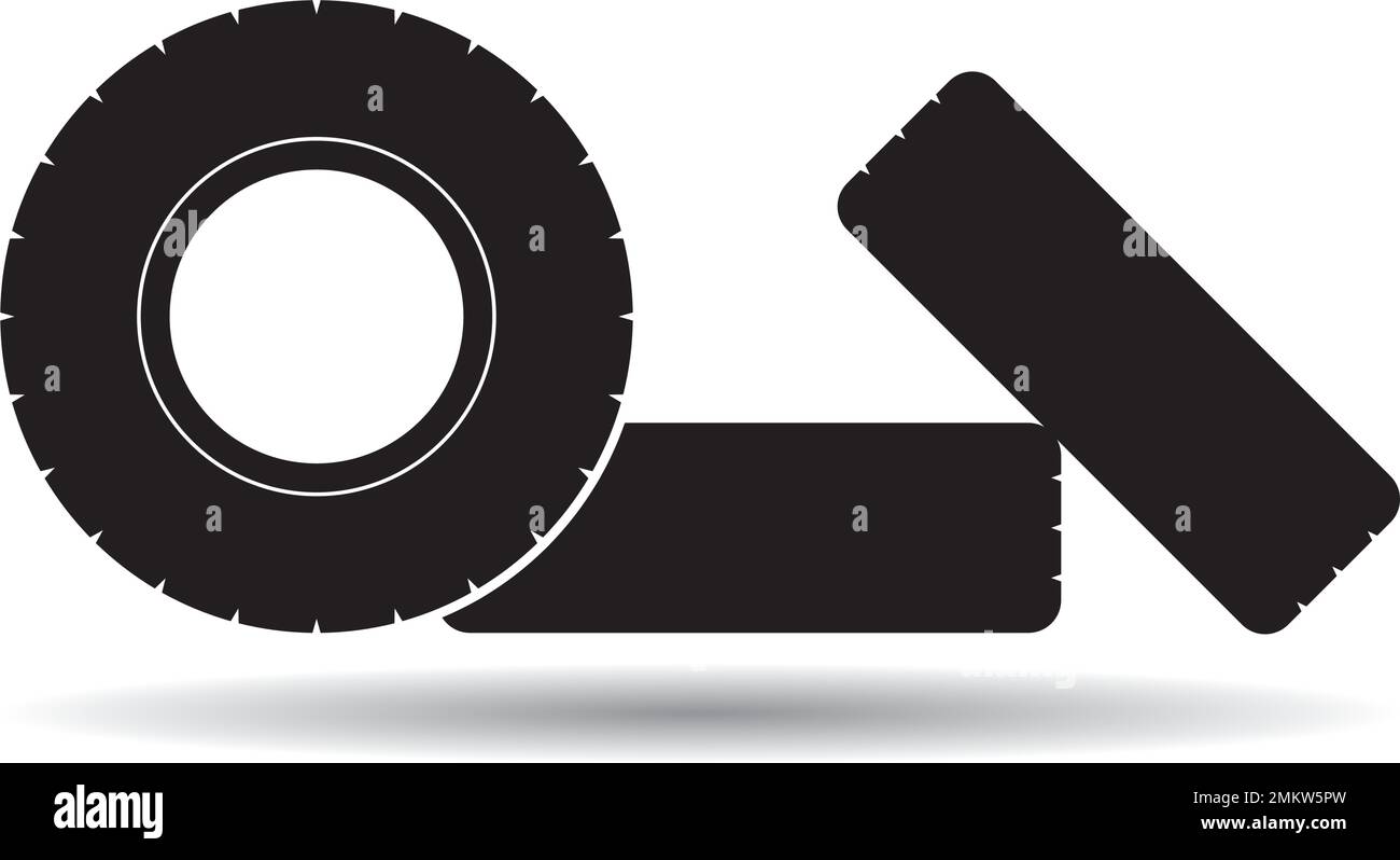 mobile tire vector icon illustration symbol design Stock Vector Image ...