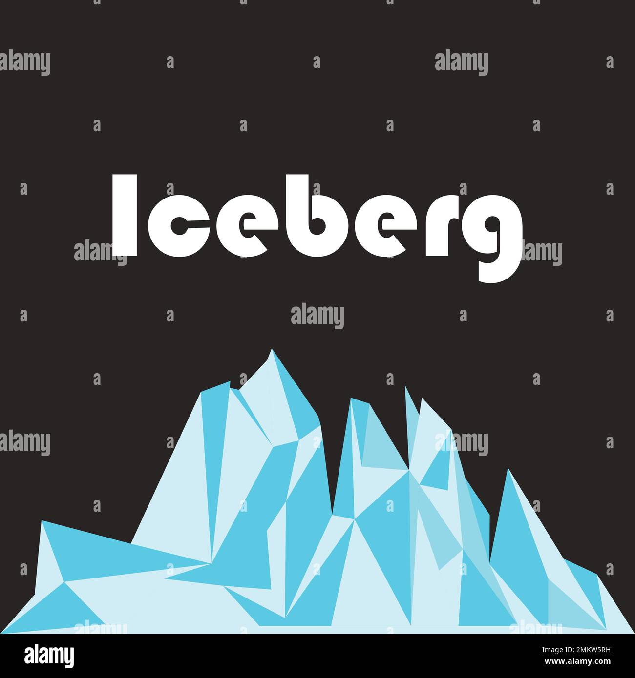 Antarctica glacier top Stock Vector Images - Alamy