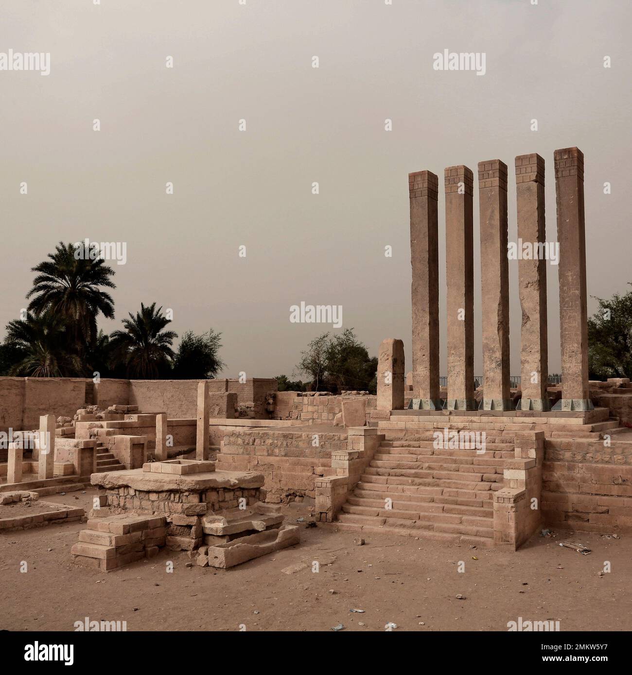 This July 30, 2018 photo shows the ancient Bilqis Temple (Sanctuary of ...