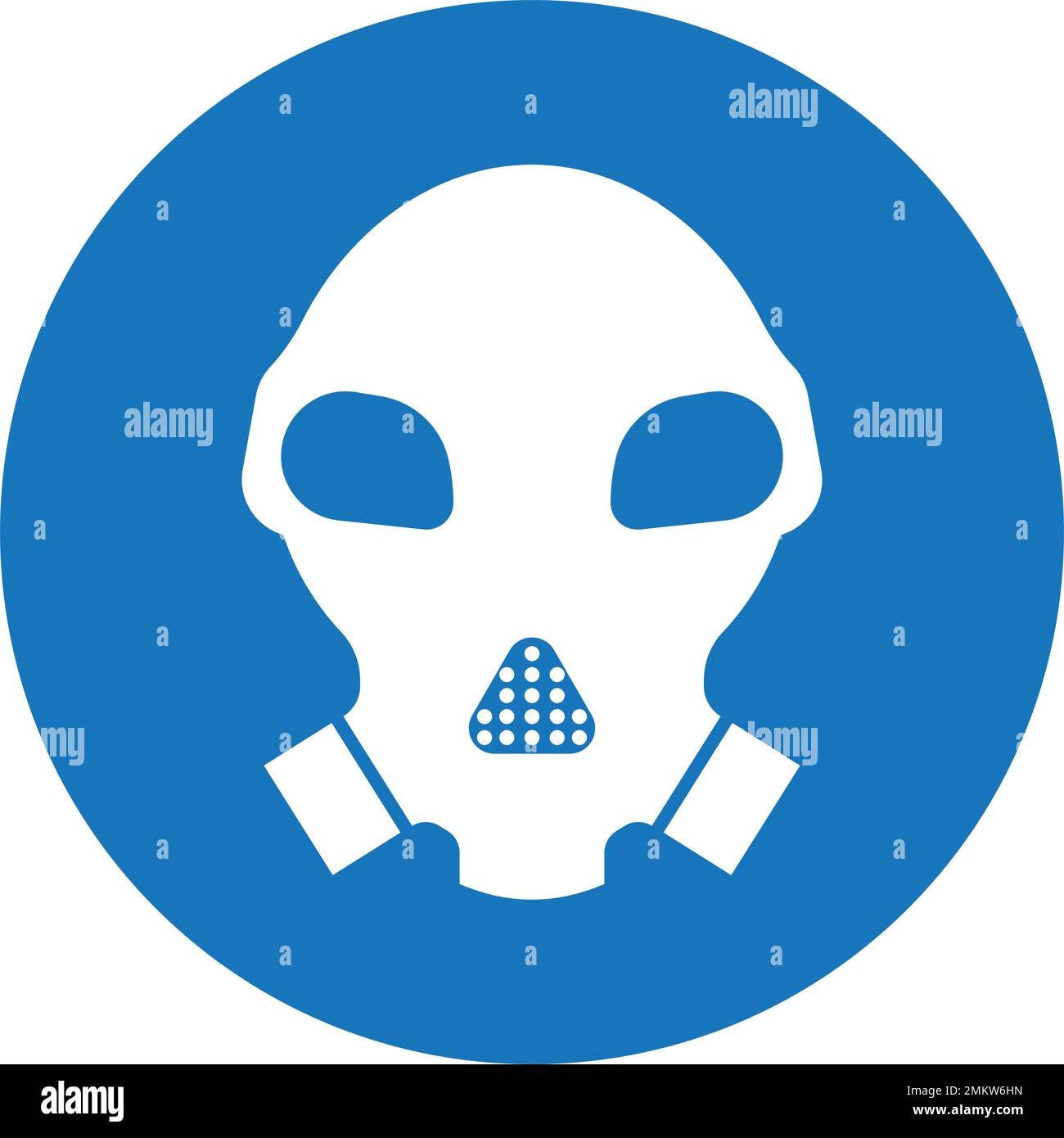 Gas mask Icon, vector illustration Isolated on a White Background Stock ...