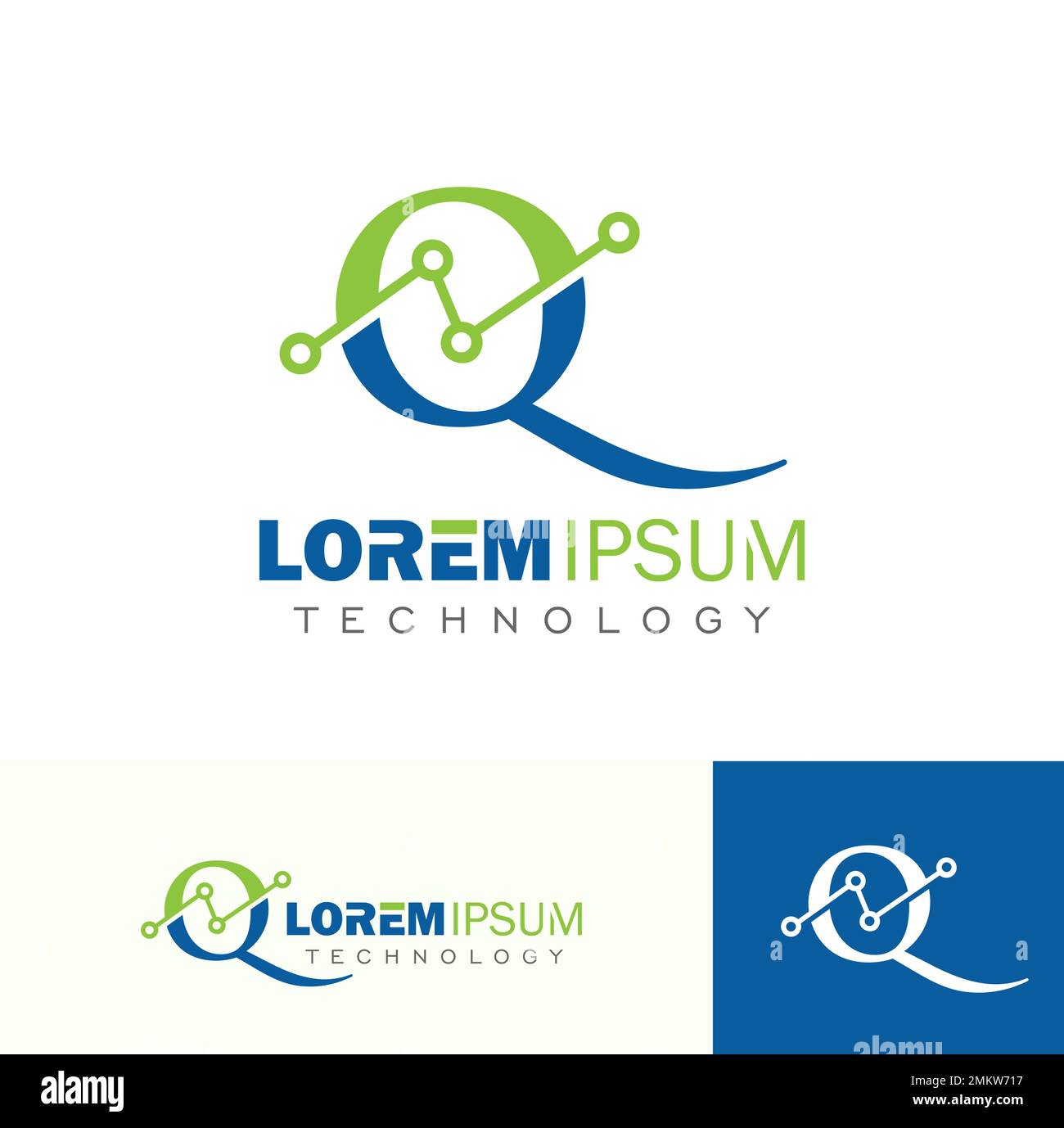 Letter q badge logo Stock Vector Images - Alamy