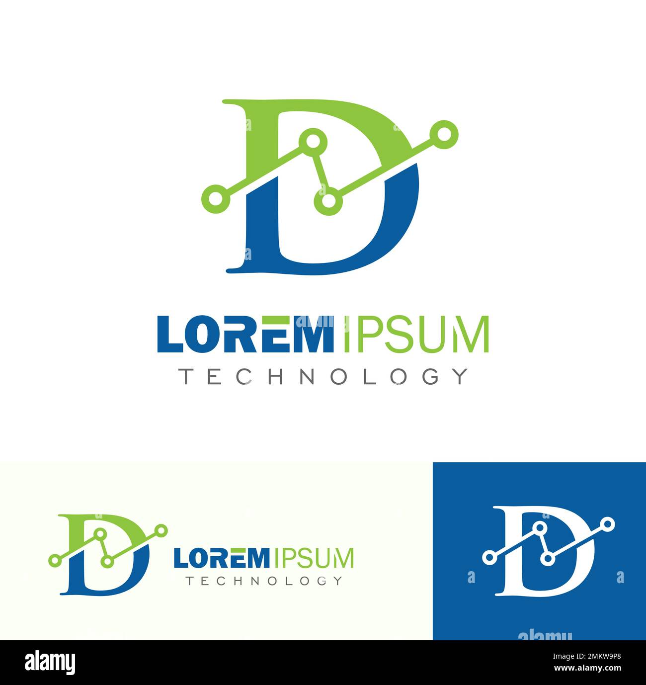 Letter d logo vector vectors hi-res stock photography and images - Alamy