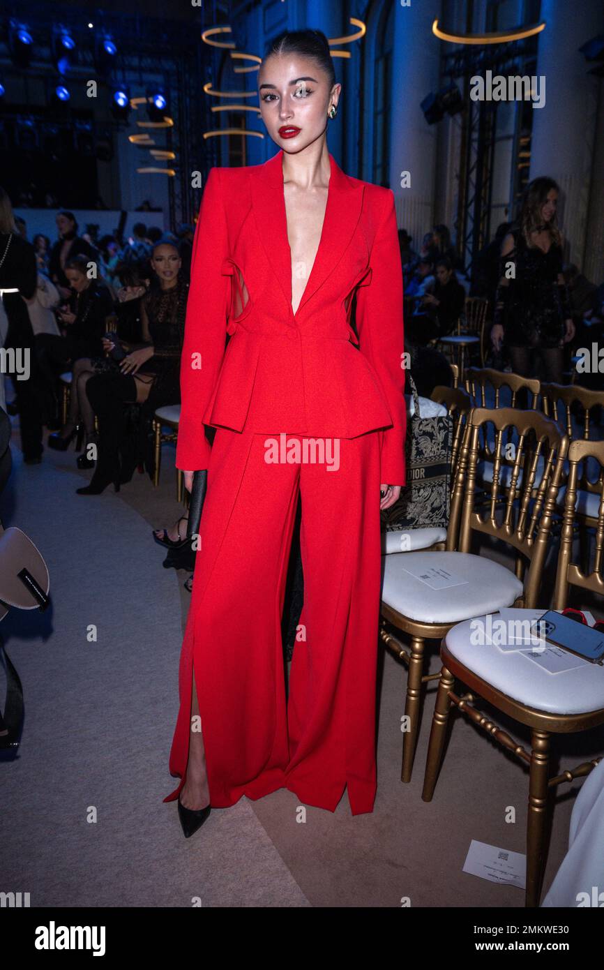 Paris, France. 29th Jan, 2023. Tik-Tok star Cassandra Cano attends ...