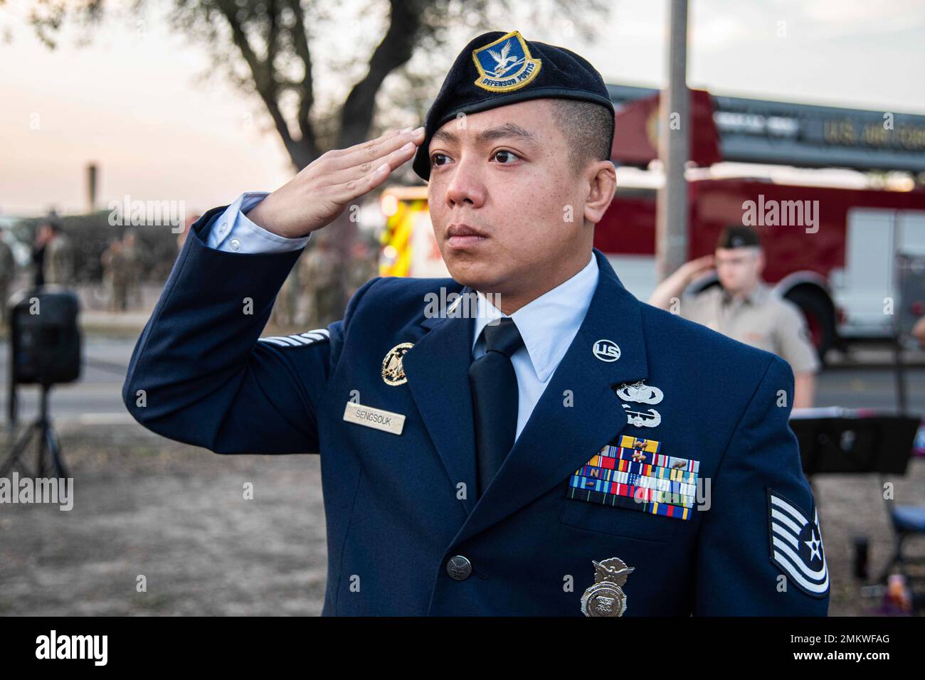 Joint Base San Antonio hosted a synchronized flag formation at all ...