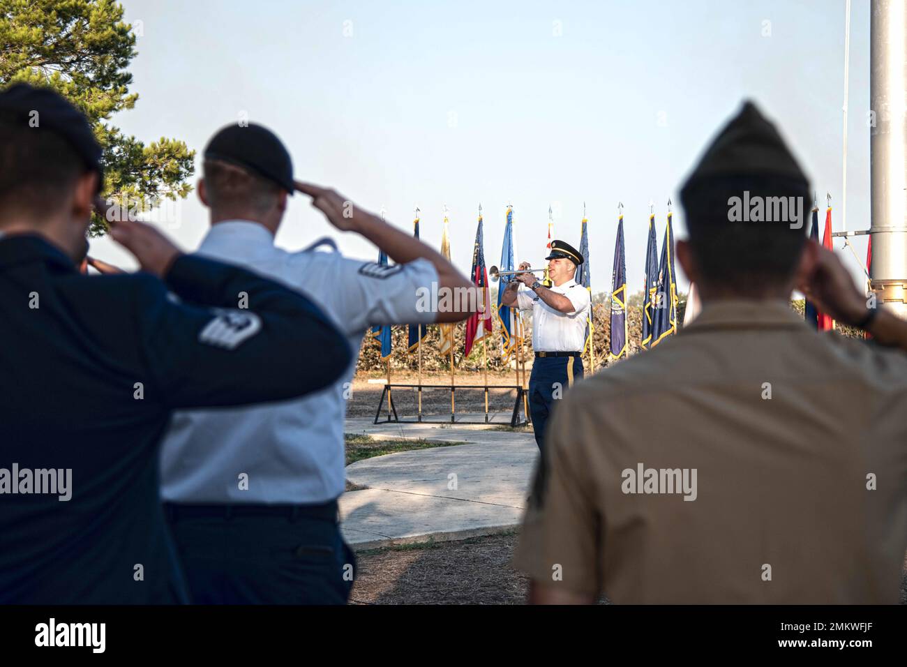 Joint Base San Antonio hosted a synchronized flag formation at all ...