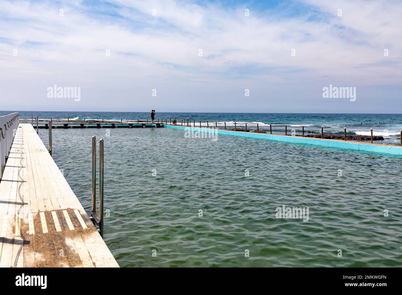 North Narrabeen beach ocean swimming rockpool, summer 2023,Sydney ...