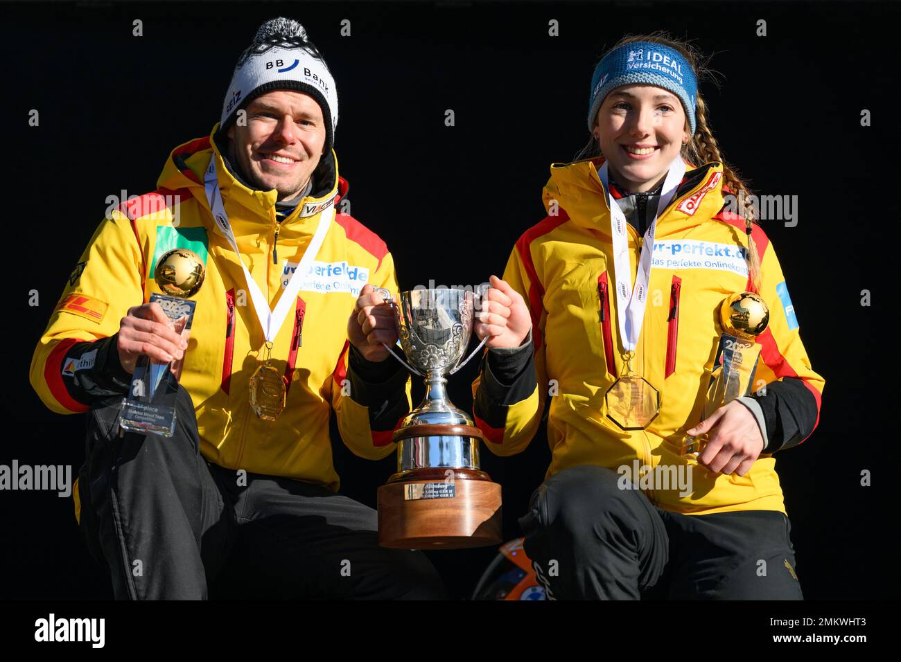 St. Moritz, Switzerland. 29th Jan, 2023. Skeleton: World Championship, team competition, in the ...