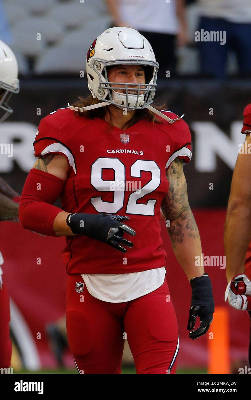 Arizona Cardinals linebacker Dennis Gardeck (92) during the first half ...