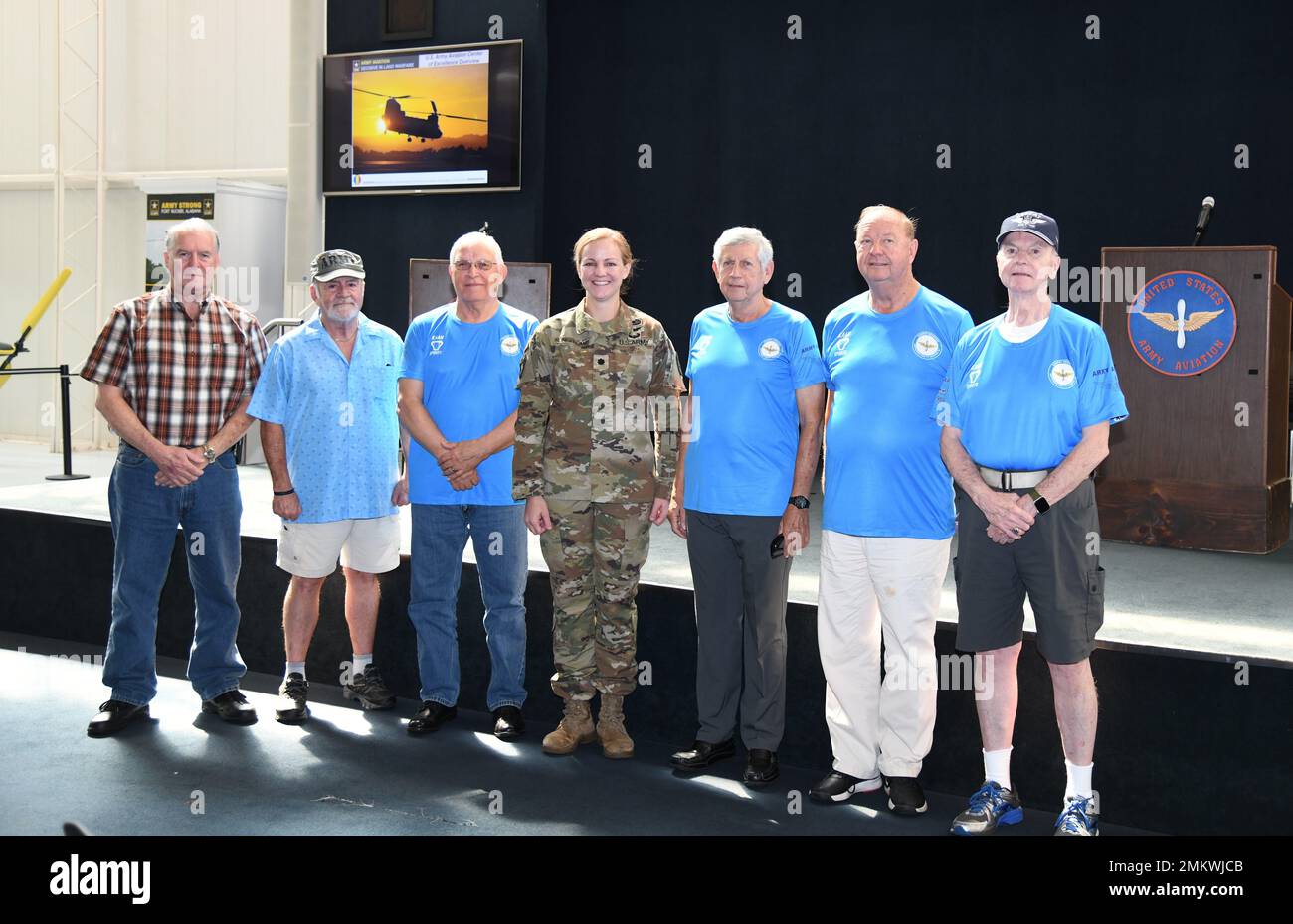 Retired service members of the Army’s first jet detachment, the U.S ...