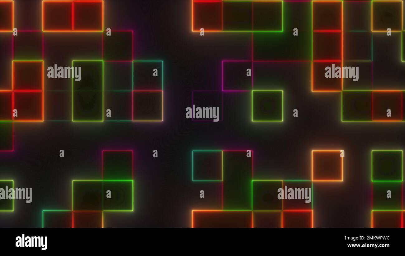 Computer generated animation psychedelic shapes hi-res stock ...