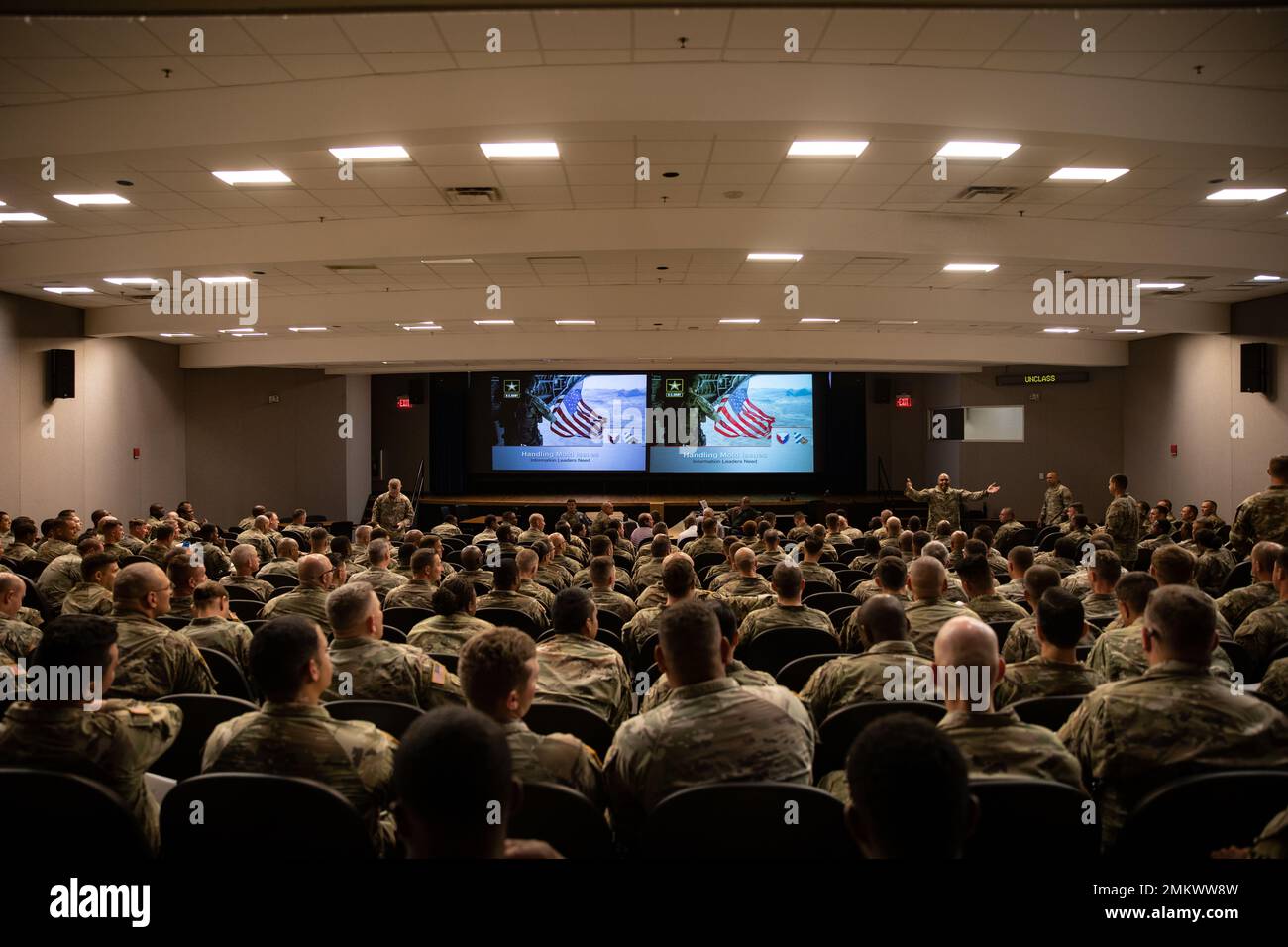 Soldiers assigned to the 3rd Infantry Division attend leadership ...