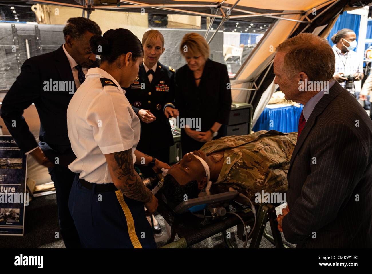 Sgt. 1st Class Andrea Wood, a combat medic with the 508th Parachute ...