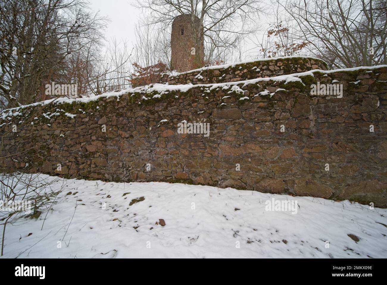 "Bärenfels" castle, the ruins of a hilltop castle at 702.5 m. Built ...