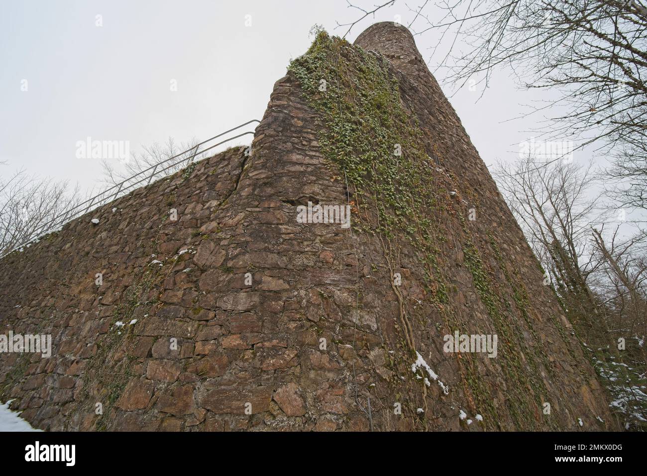 "Bärenfels" castle, the ruins of a hilltop castle at 702.5 m. Built ...