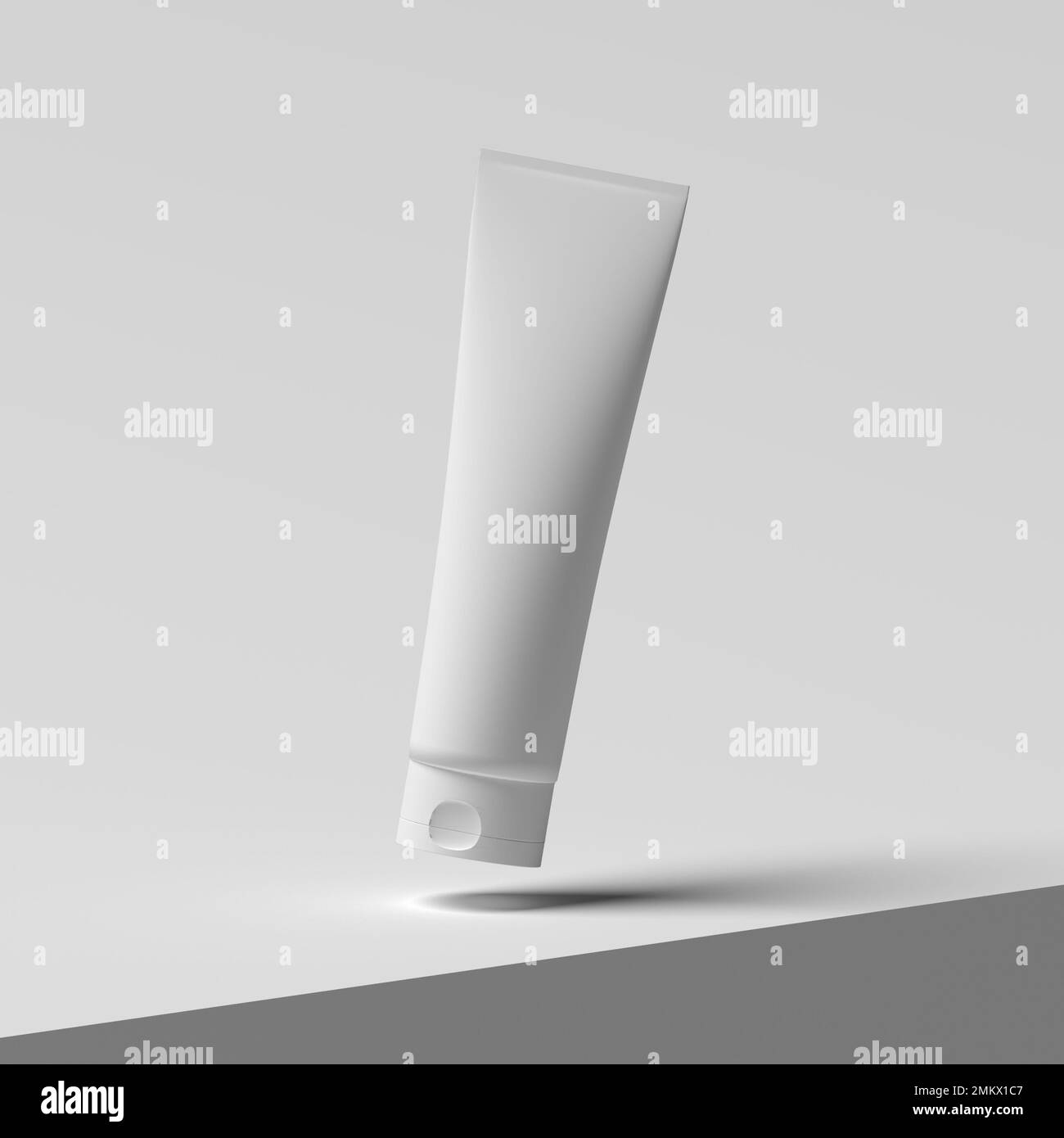 3d rendering, packaging template for cream or cosmetics, mockup for ...