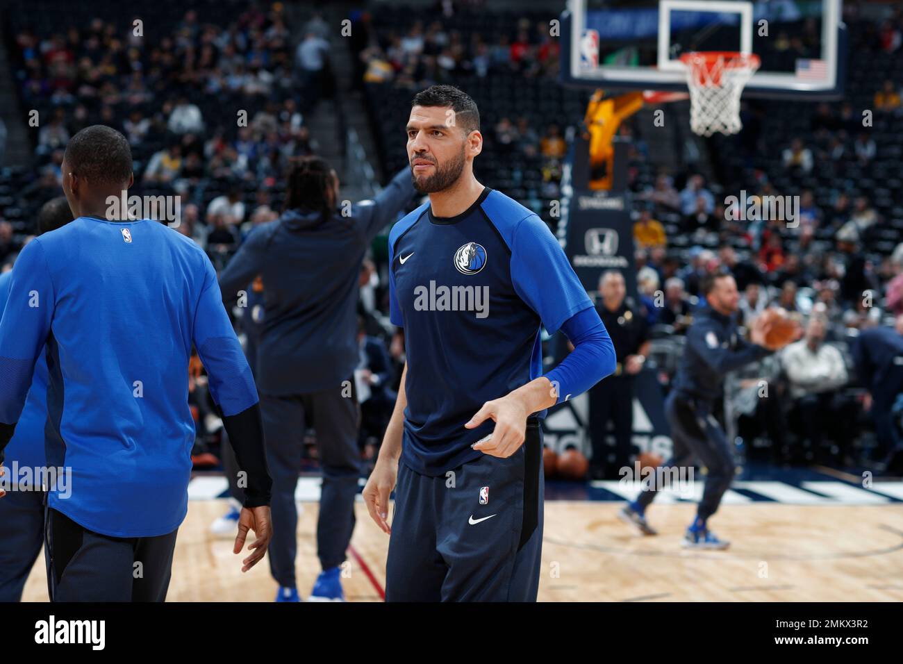 Dallas Mavericks center Salah Mejri (50) in the first half of an NBA ...