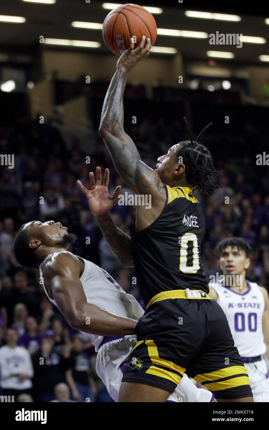Southern Mississippi guard Dominic Magee (0) charges Kansas State ...
