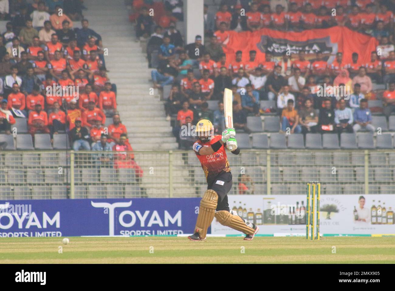 Non Exclusive: 28 January 2023 in Sylhet-Bangladesh: Comilla Victorians team batsmans Pakistani ...