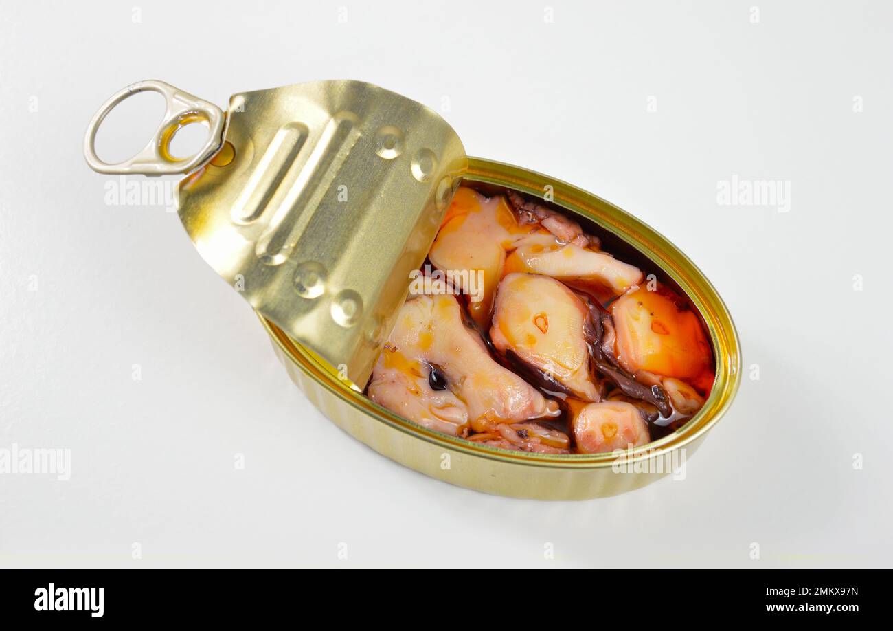 Tinned octopus hi-res stock photography and images - Alamy