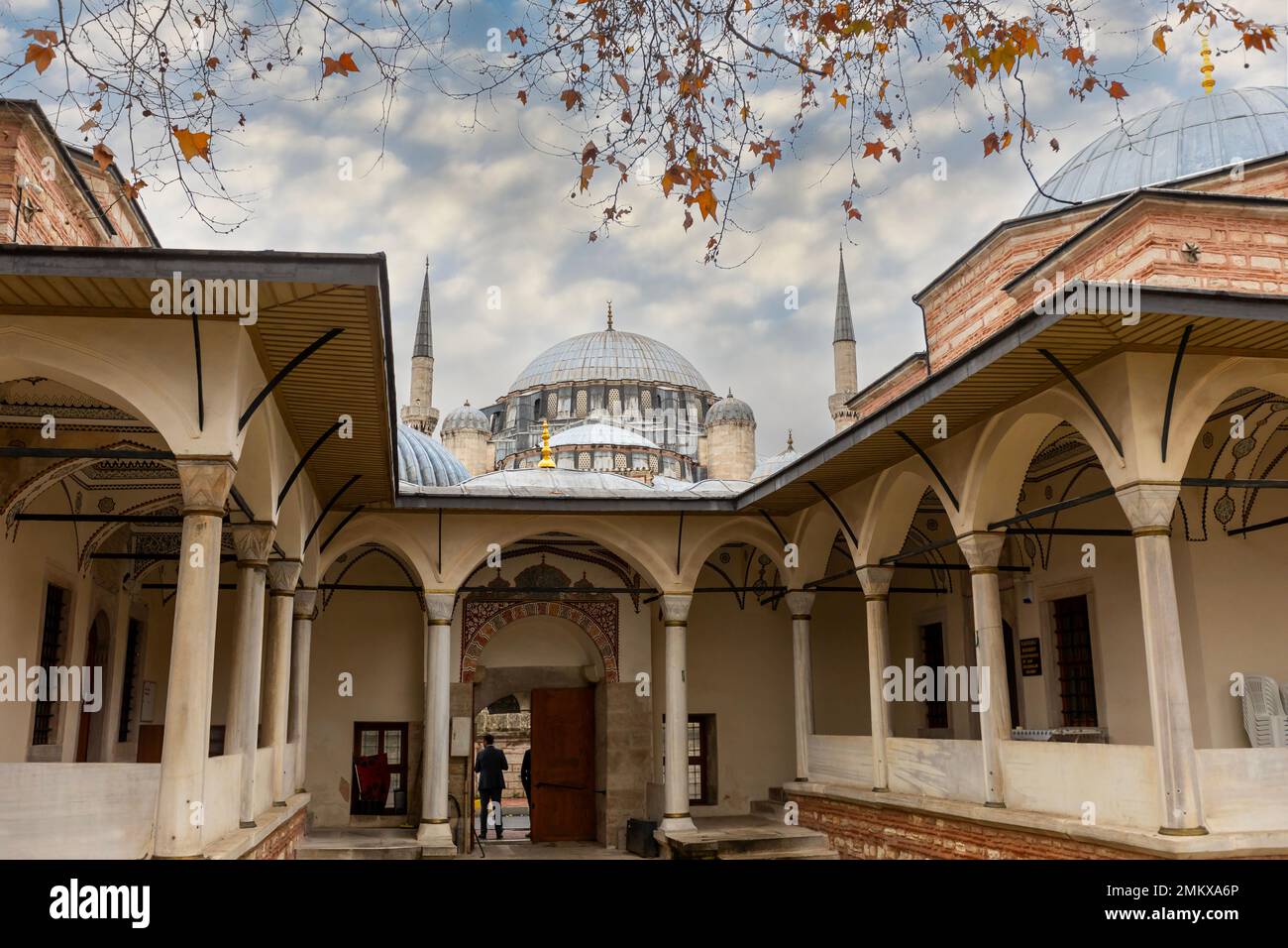 Interior of Sehzade Mosque or Prince's Mosque (Turkish: Sehzade Camii ...