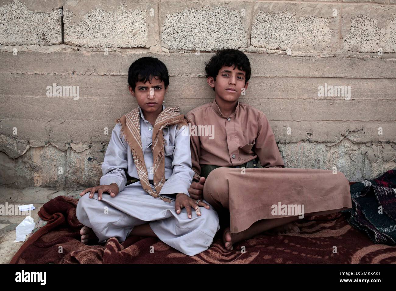 Morsal, right, and Abdel Hamid , two 14-year-old former child soldiers ...