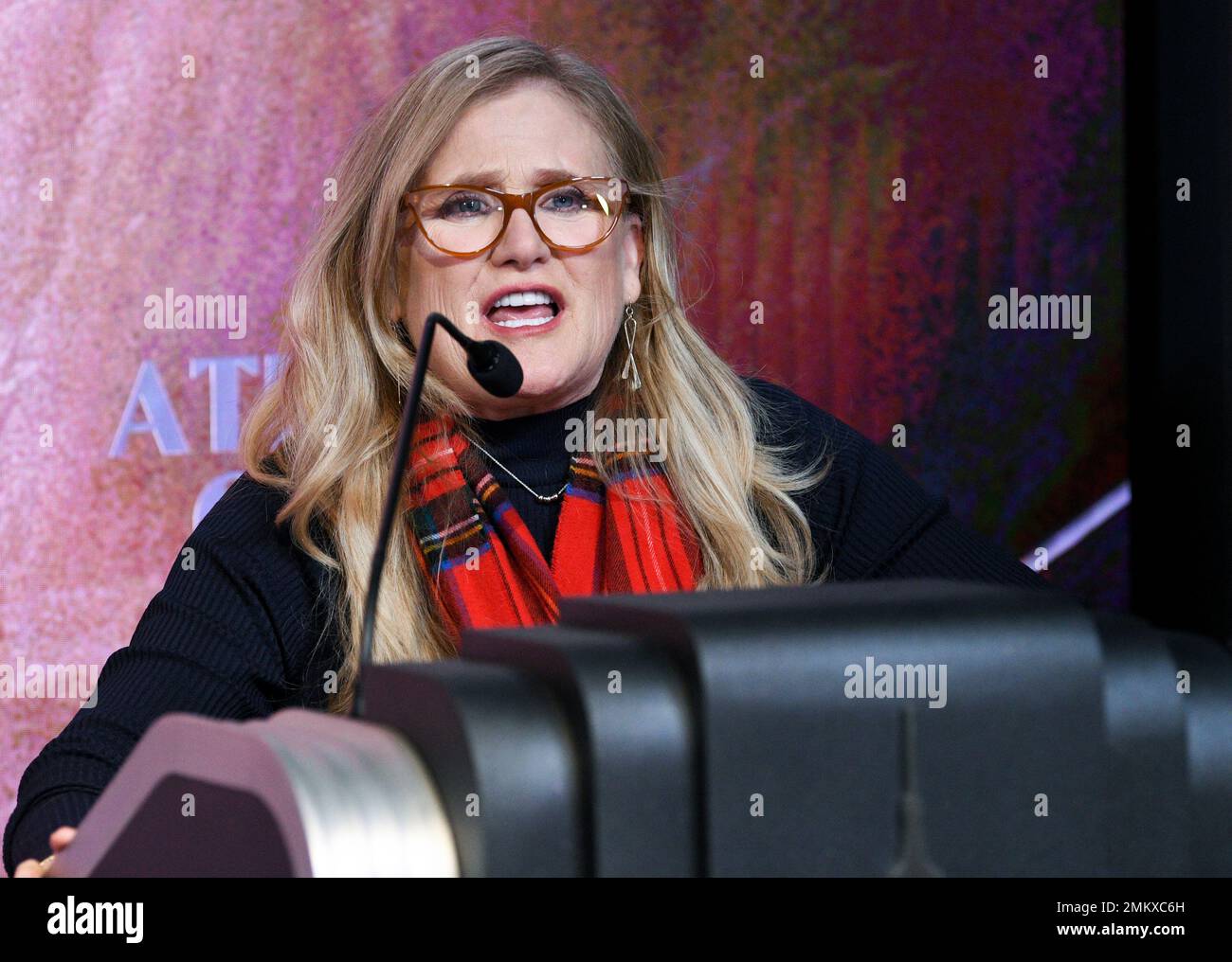 The voice of Bart Simpson, Nancy Cartwright, participates in Fox's "The ...