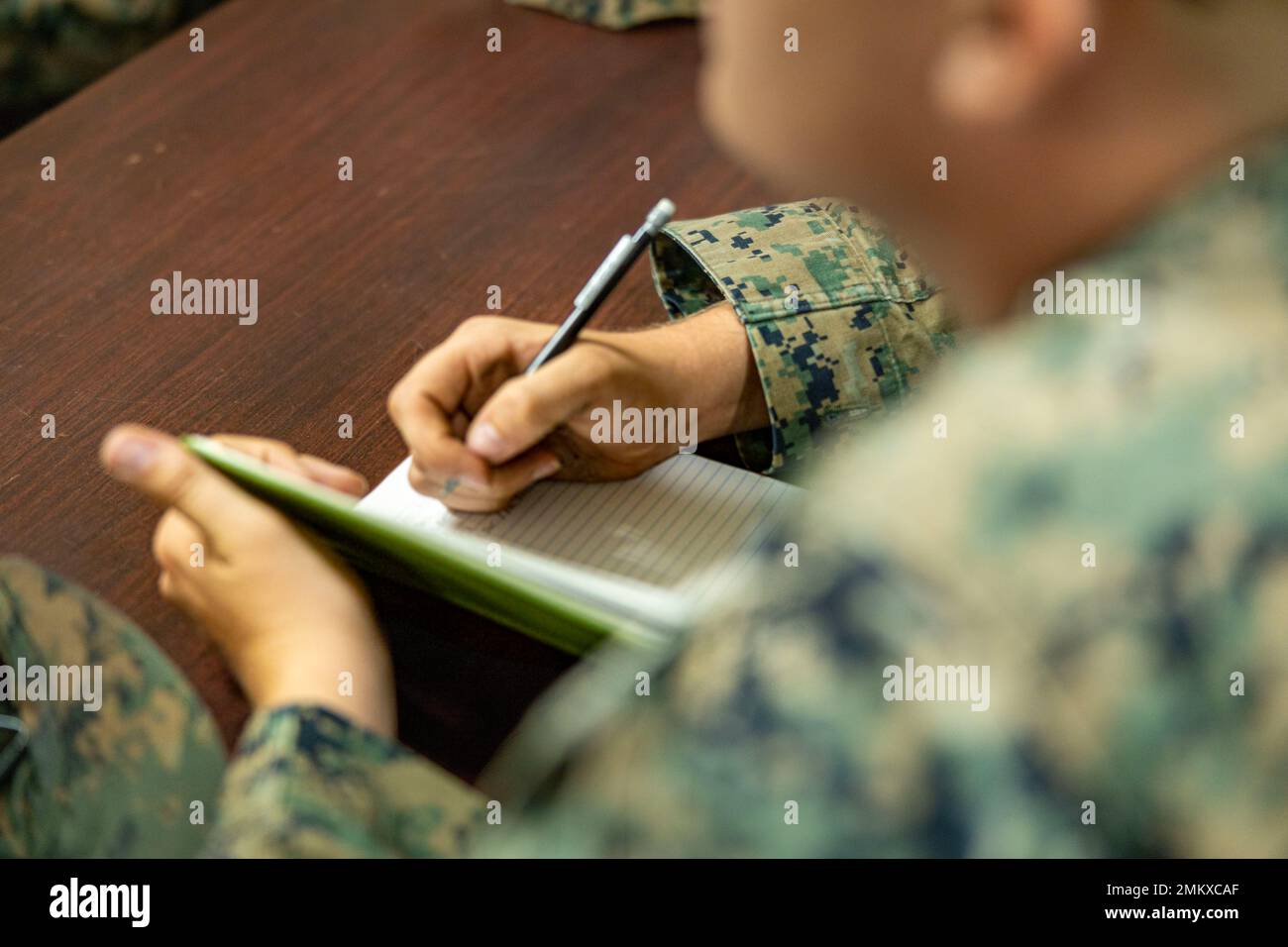 A U.S. Marine with Combat Logistics Regiment (CLR) 27, 2nd Marine ...