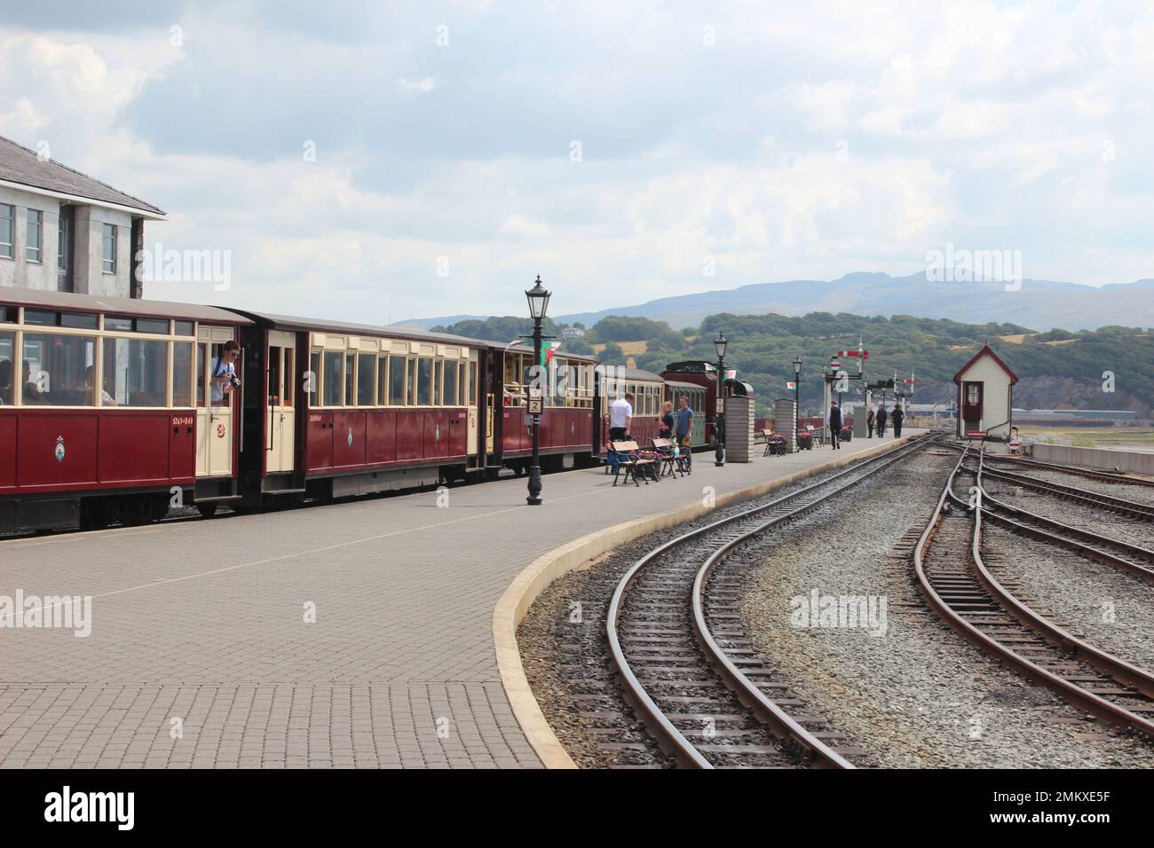 Porthmadag and BlaenauHistoric Ffestiniog Welsh Highland Heritage Railway Wales Stock Photo - Alamy