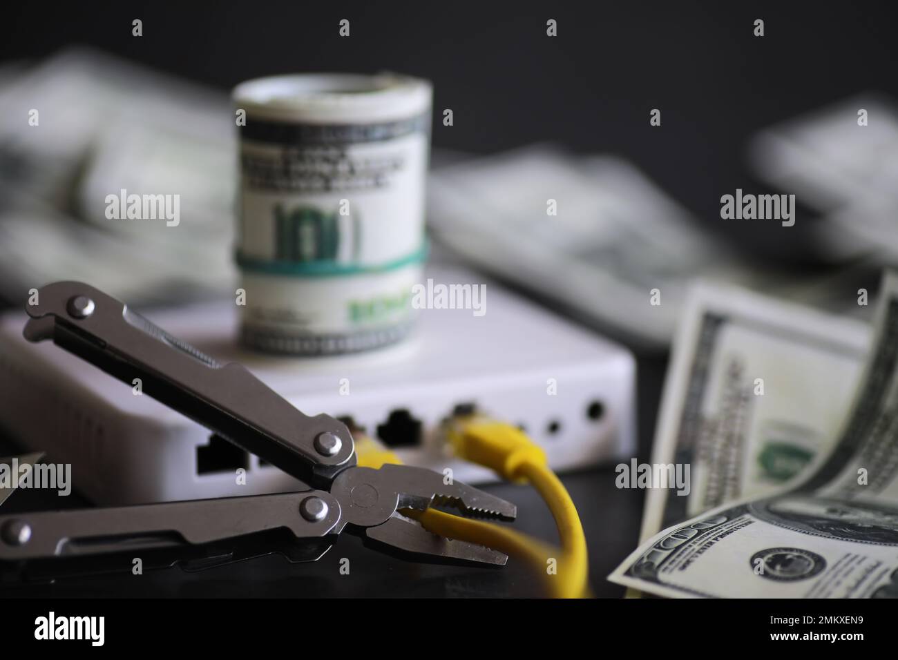 internet router and one hundred dollars. Communication internet cost ...