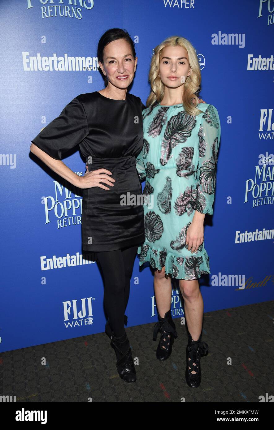 Fashion designer Cynthia Rowley, left, and daughter Kit Keenan attend a ...
