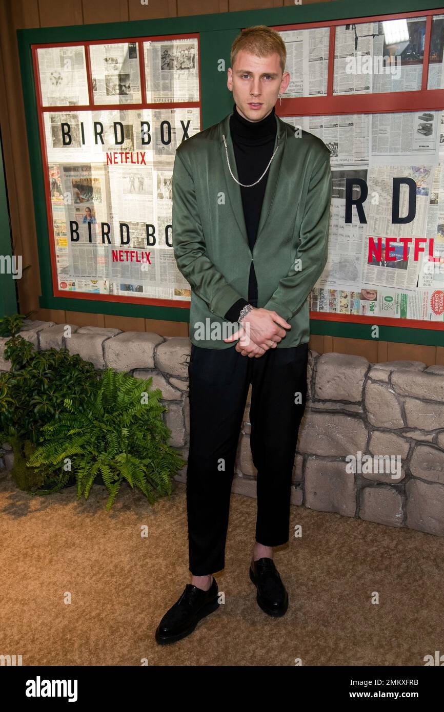 Colson Baker, also known as Machine Gun Kelly, attends a screening of ...