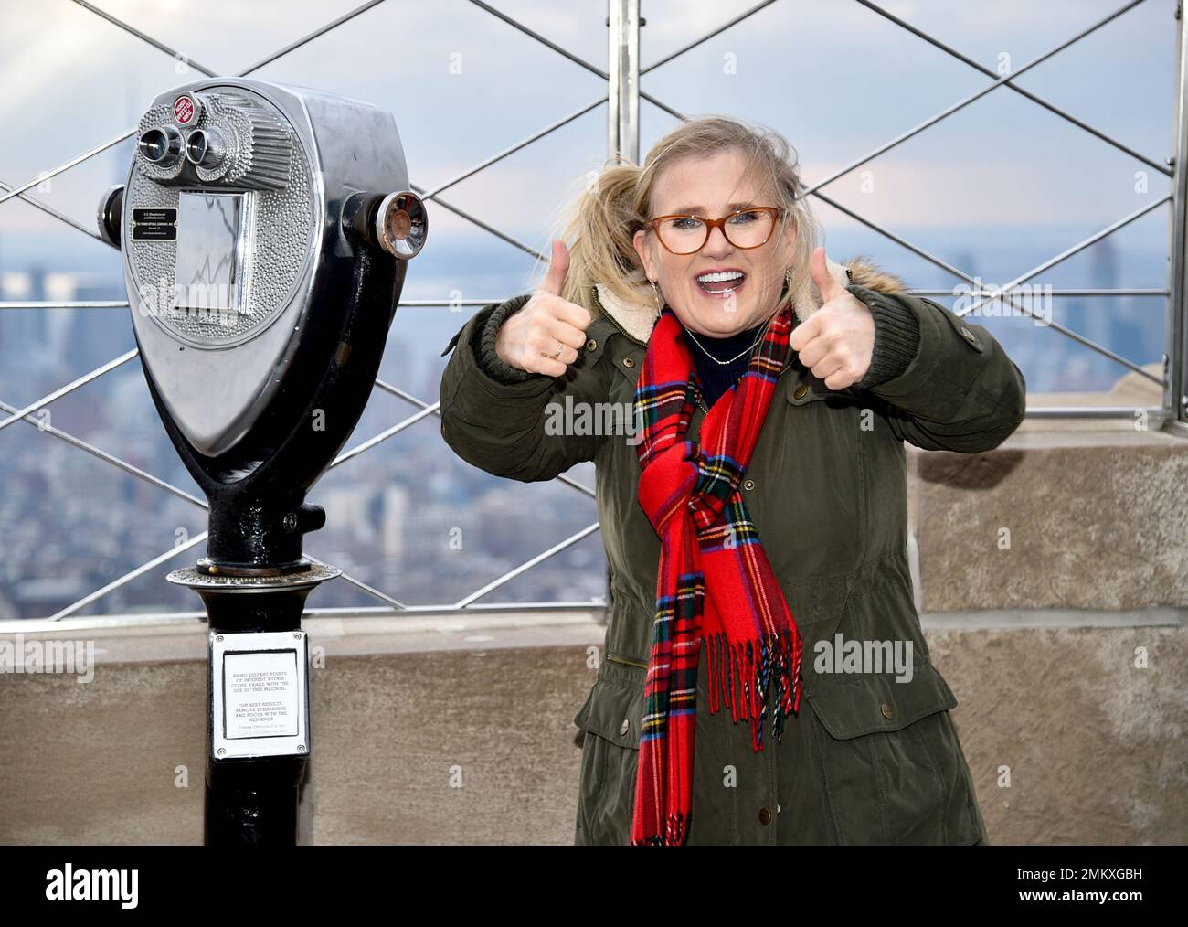Nancy Cartwright, who voices the character Bart Simpson, gestures ...