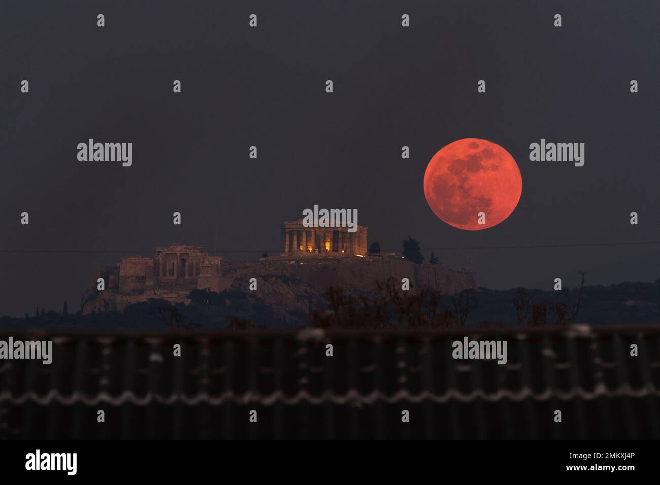 FILE - In this Wednesday, Jan. 31, 2018 file photo a super blue blood ...