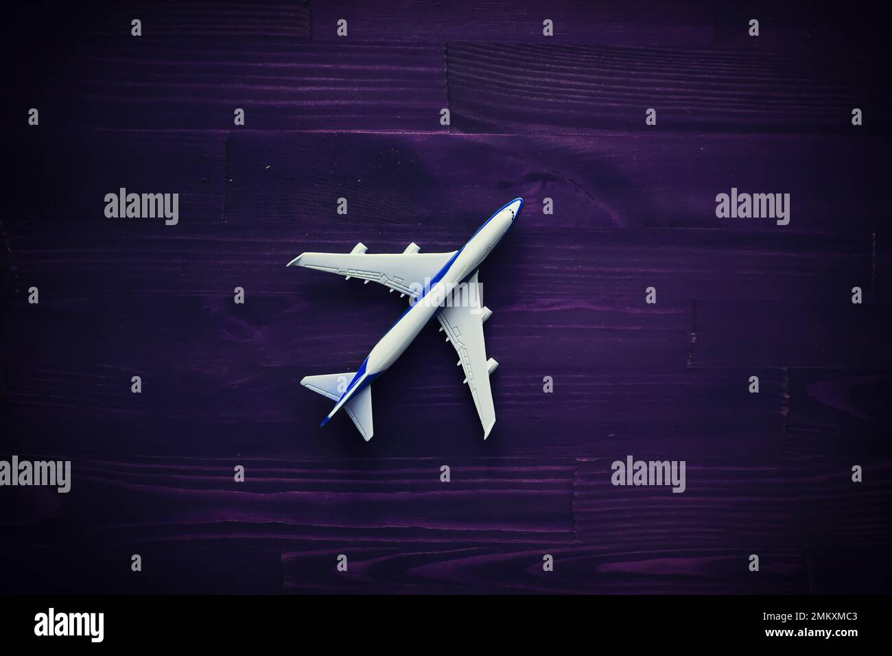 Airplane travel. Boarding pass for plane, passport and plane Stock ...