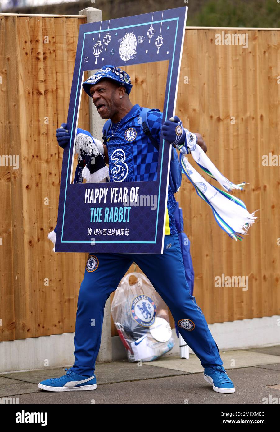 Happy chelsea fan hi-res stock photography and images - Alamy