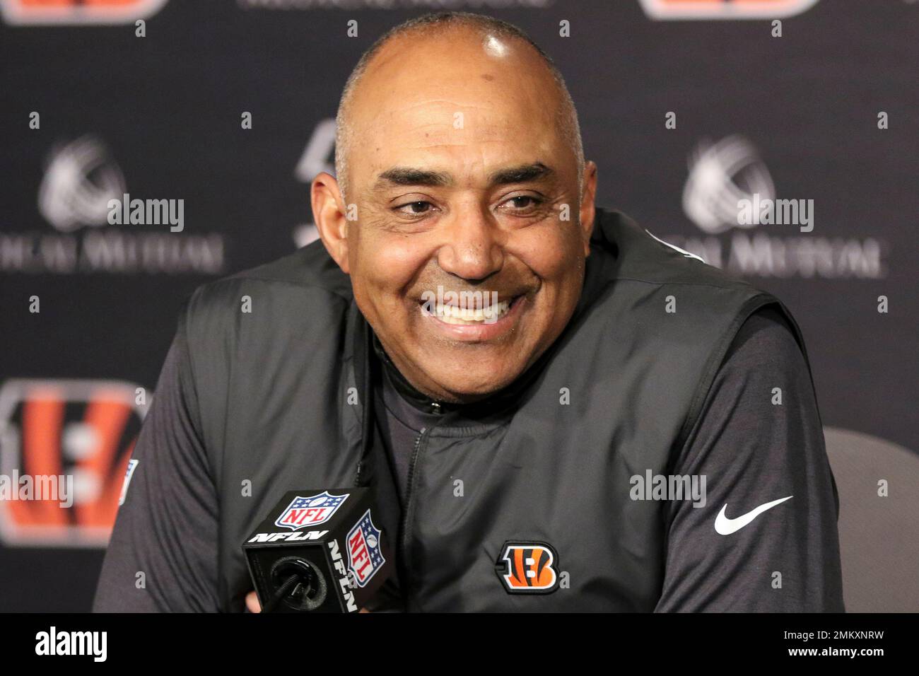 Cincinnati Bengals head coach Marvin Lewis attends a new conference ...