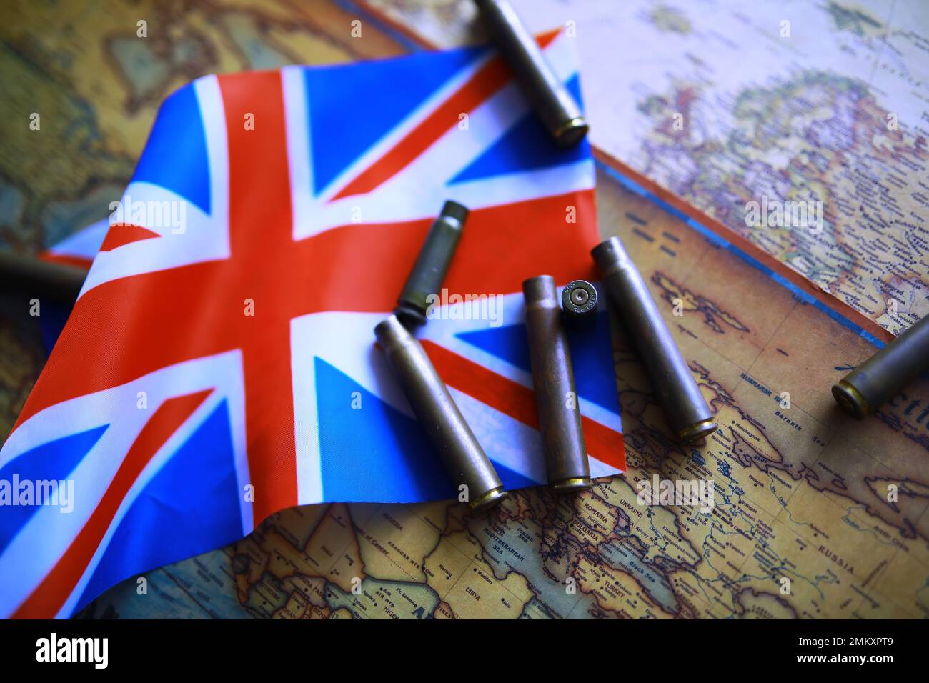 Union jack ukrainian flags hi-res stock photography and images - Alamy