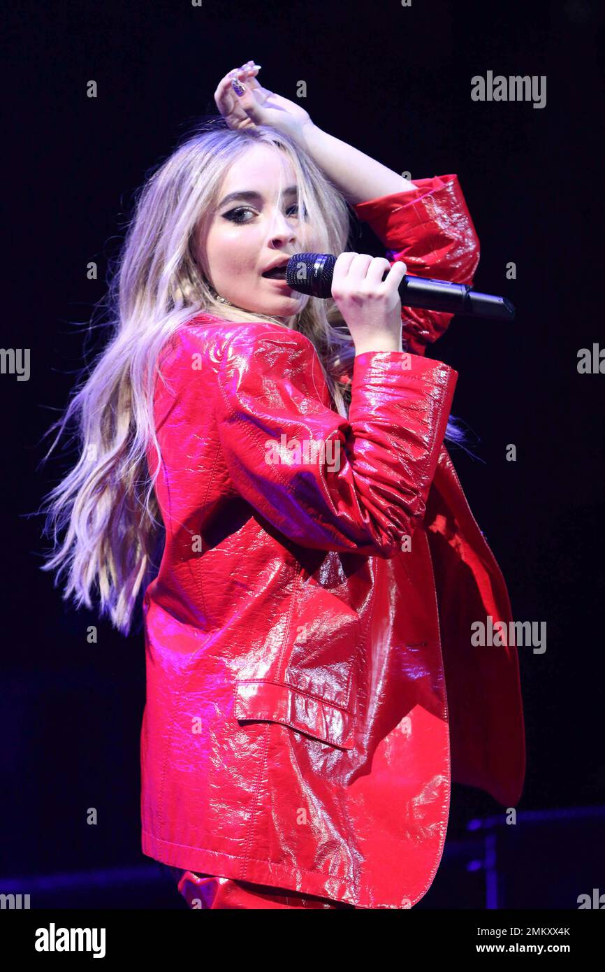 Sabrina Carpenter Performs During The Power 96 1 Jingle Ball 2018 At