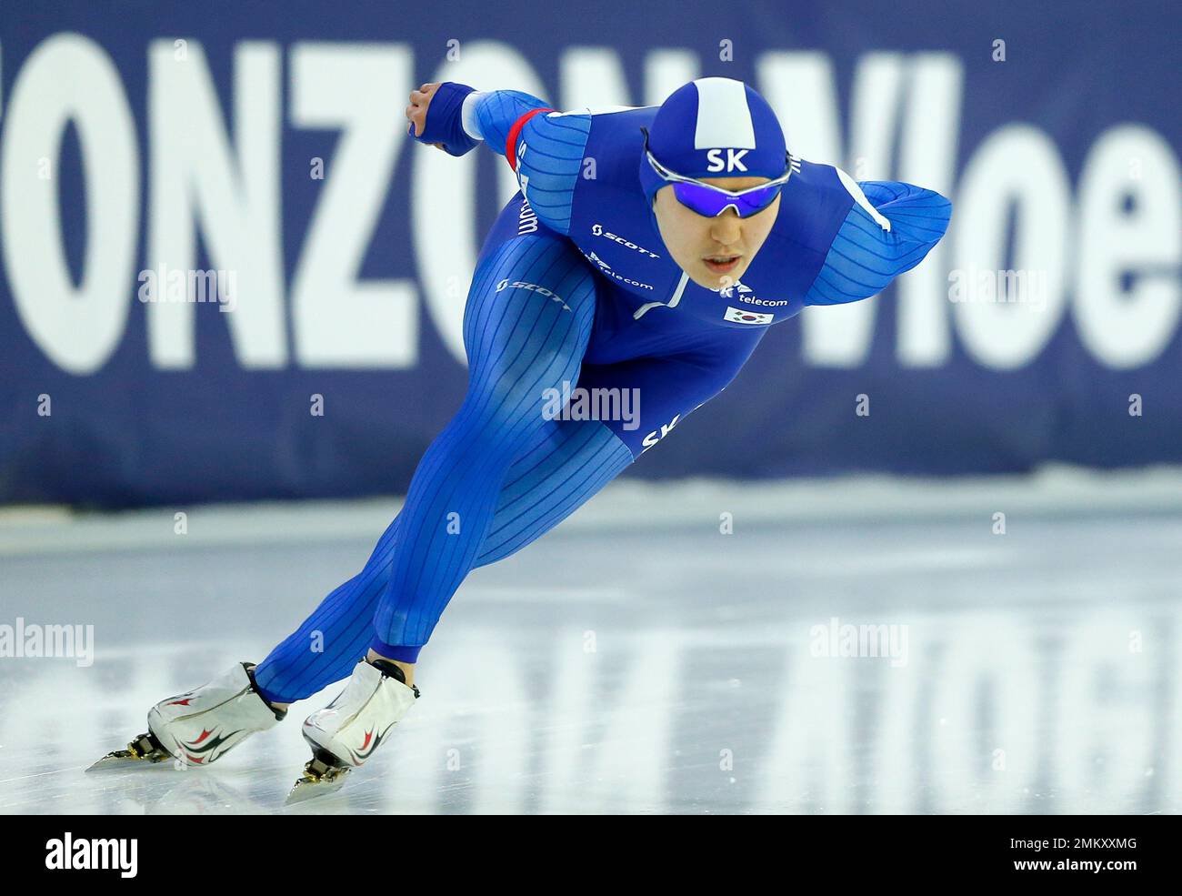 Korea's Kim Tae-Yun competes in the men's 1,000 meters race of the ...
