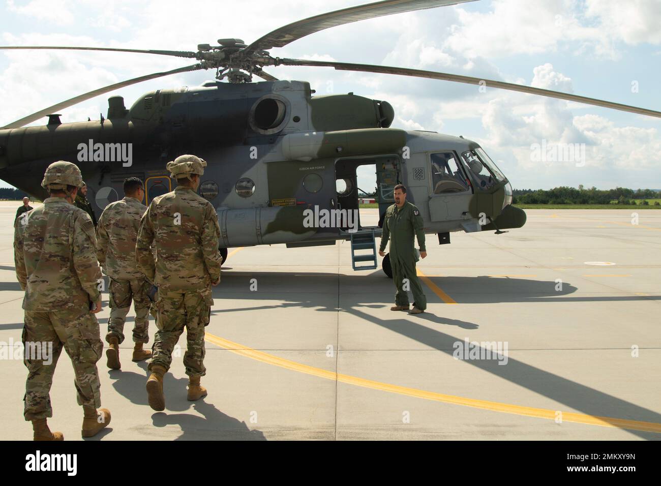 U.S. Soldiers with Charlie Company, 1st Battalion (Attack), 3rd ...