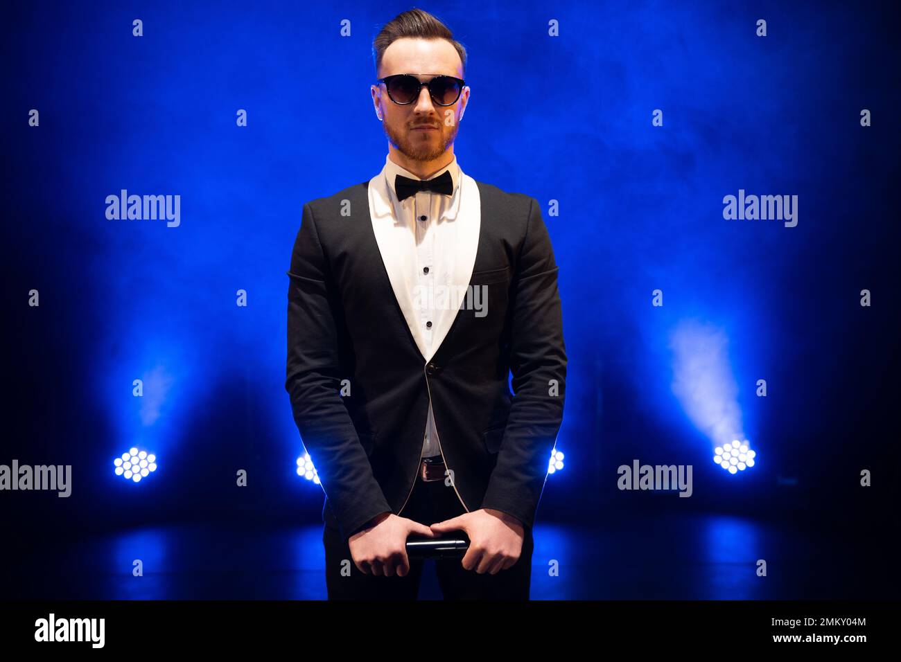 Showman in spotlight hi-res stock photography and images - Alamy
