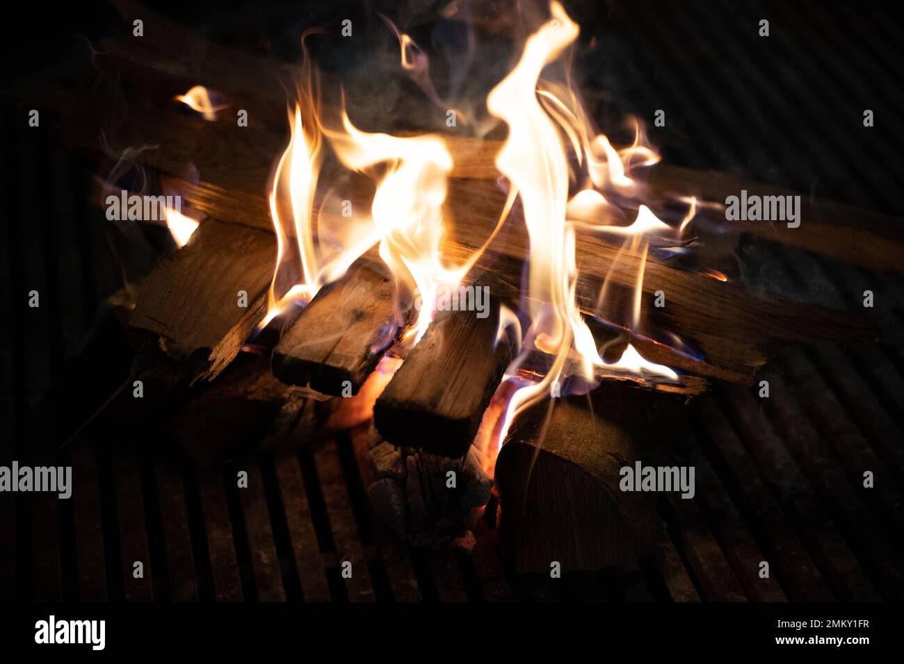 Burning fire beautiful bokeh hi-res stock photography and images - Alamy
